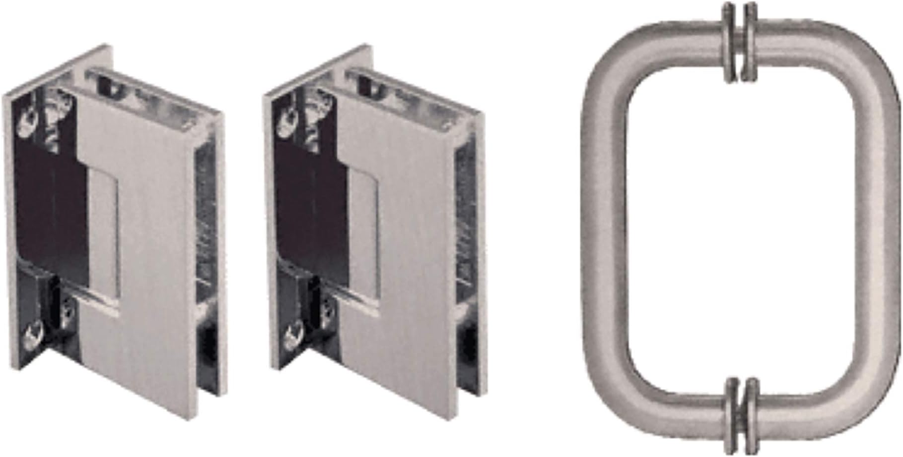 CRL Brass Vienna Shower Pull and Hinge Set by CR Laurence - Screen Door ...