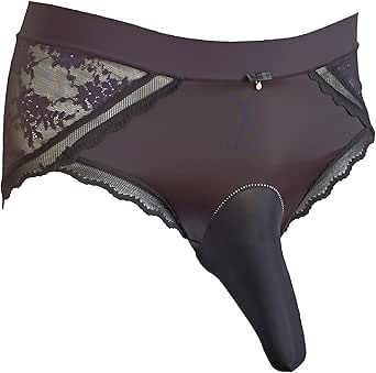 Aoerkes Mens Pouch Panties Men's Hipster Panty Lace Briefs Bikini ...