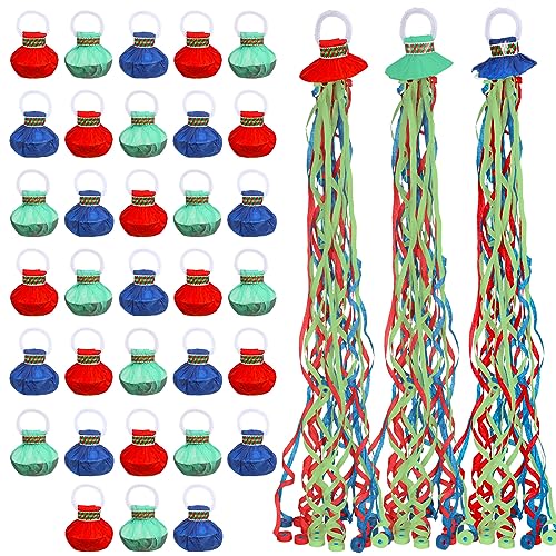 Jenaai 30 Pcs Colorful No Mess Confetti Fireworks Christmas - Want It All