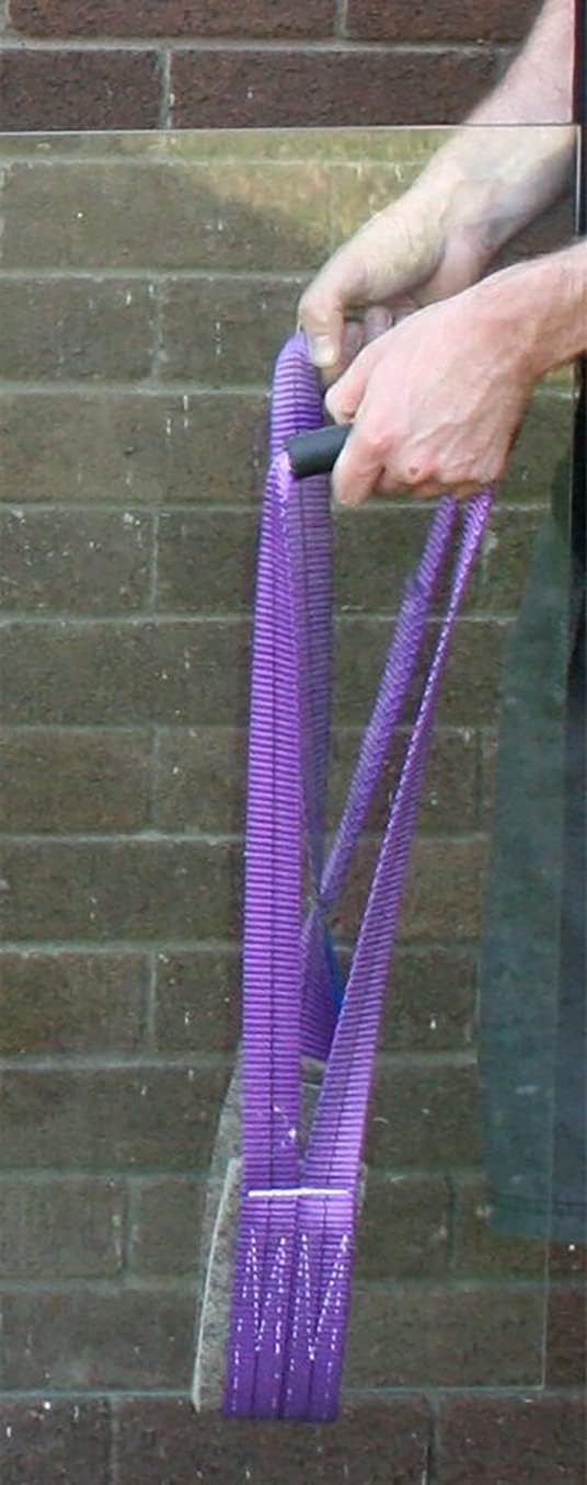 1 Tonne Polyester Glass Lifting Sling Handling Strap Strop 1mtr EN ...