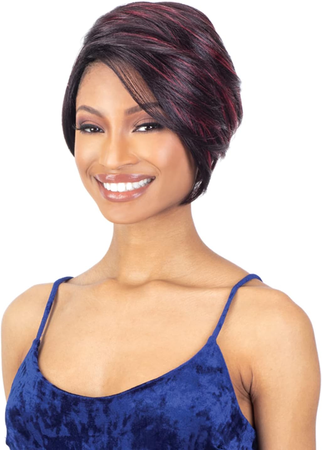 Amazon.com : Shake-N-Go Freetress Equal Synthetic Full Wig - LITE 002 (CMBERRY) : Beauty ...