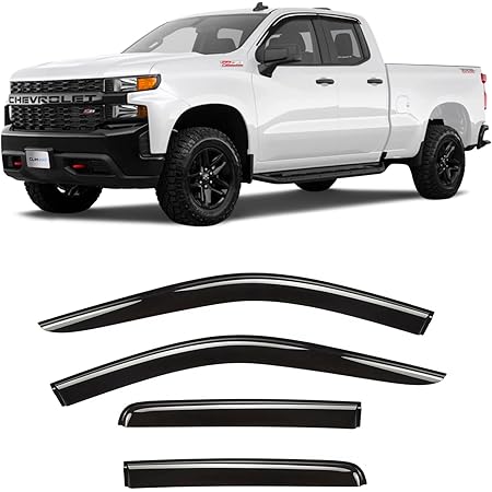 Amazon.com: CLIM ART Incredibly Durable Rain Guards for Chevrolet ...