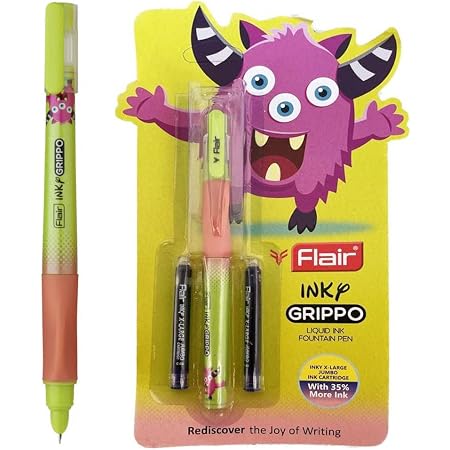 FLAIR Inky Series Beast Liquid Ink Fountain Pen Blister Pack | Free 2 ...