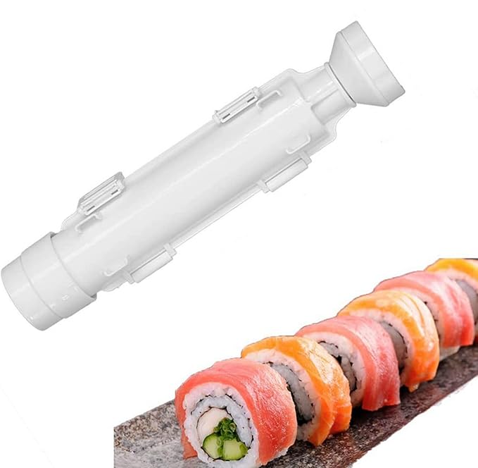 SKEIDO Quick Sushi Maker Roller Rice Mold Vegetable Meat Rolling ...