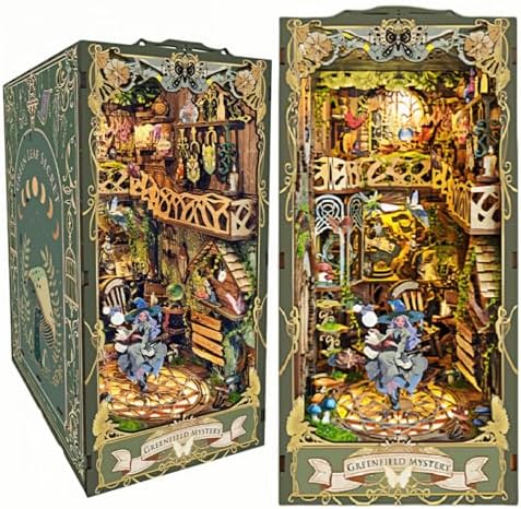 Amazon.com: DIY Book Nook Kit, Magic LED Bookend, Touch Control ...