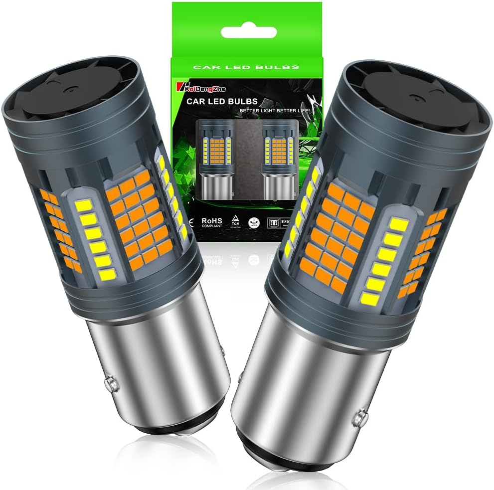 Amazon.com: KaiDengZhe 1157 LED Bulb Switchback Dual Color, 2025 ...