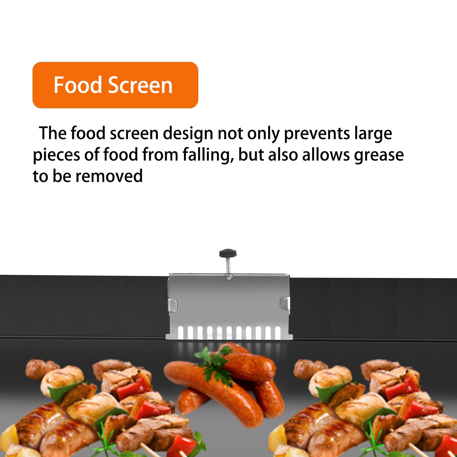 Snapklik.com : Universal Food Mesh Screen, Stainless Steel Rear Grease ...