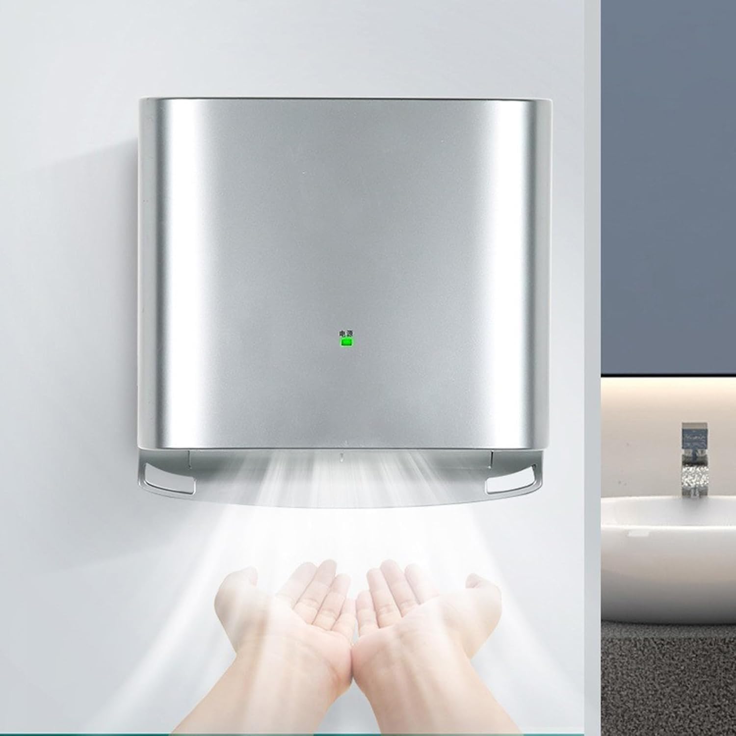 Amazon.com: Hand Dryer, High Speed Hand Dryer, 1250W Electric Automatic ...