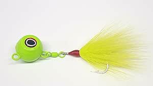 Amazon.com : 5 "Fluke Ball Halibut Flounder Sinker Weight Lure 1/0 ...