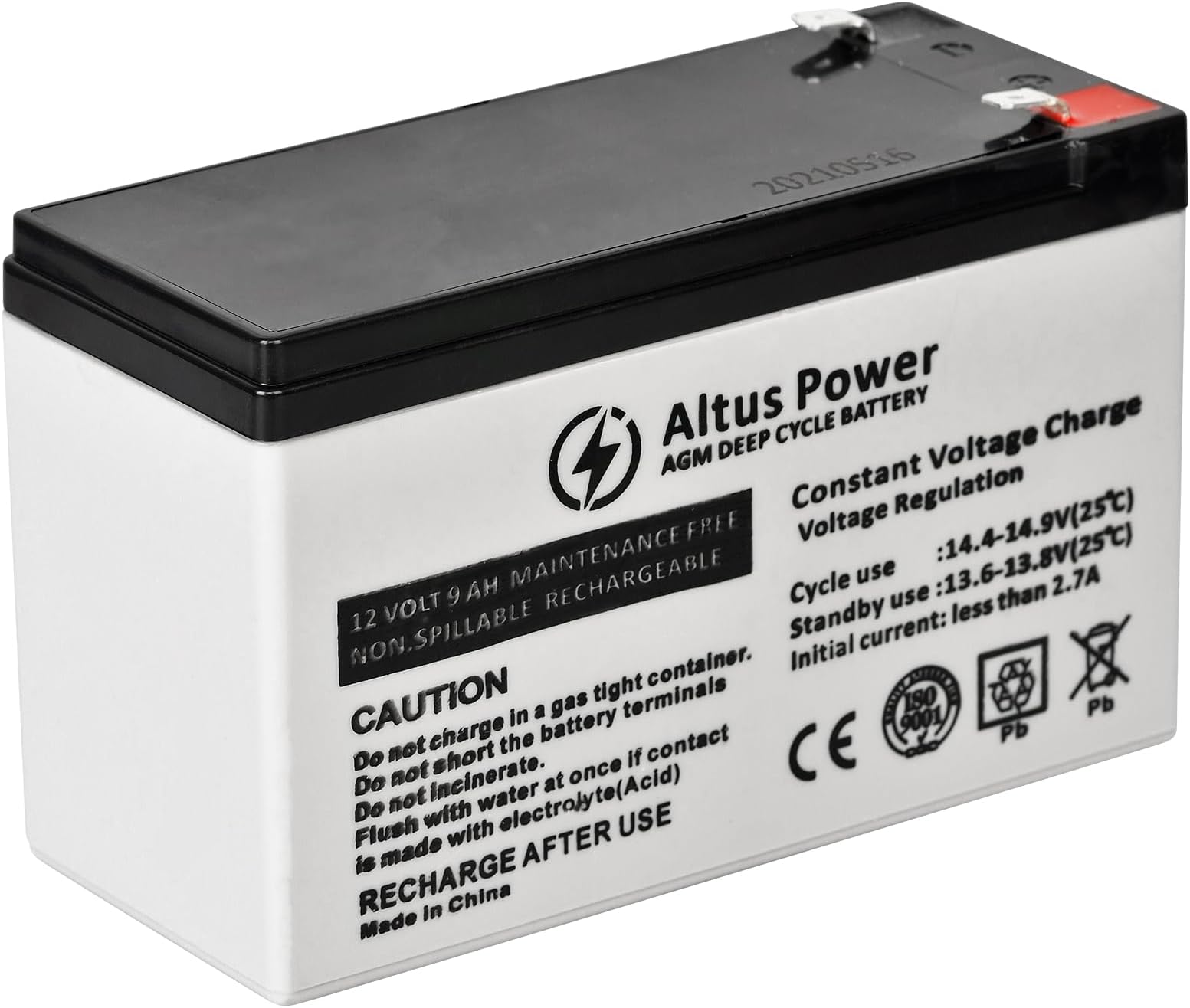 Hitachi CSB 12V 9Ah High Rate 34W HR1234W Sealed Lead Acid AGM UPS ...