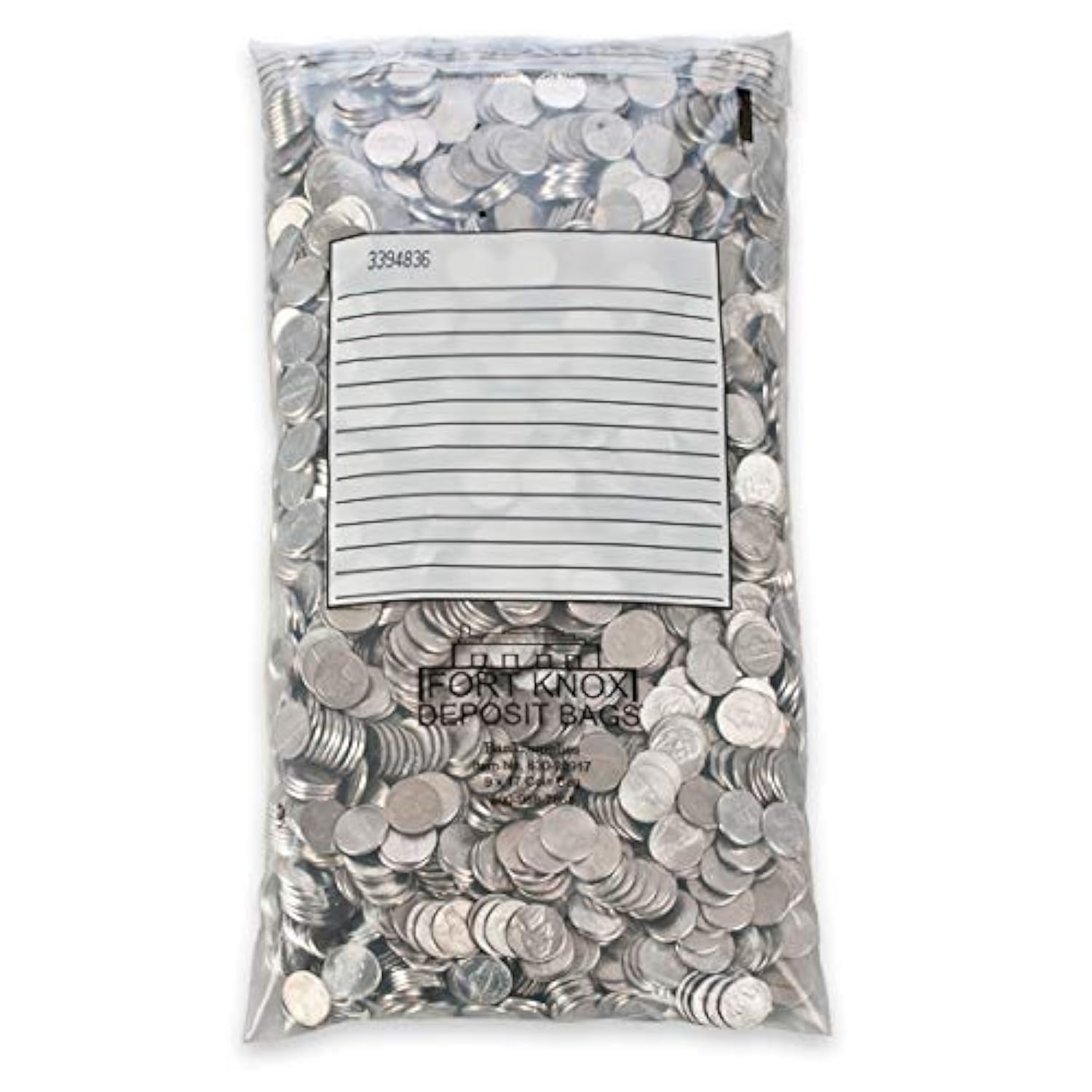 Amazon.com: Secure, Durable, Self Sealing Coin Bags - White Block - 9 x ...