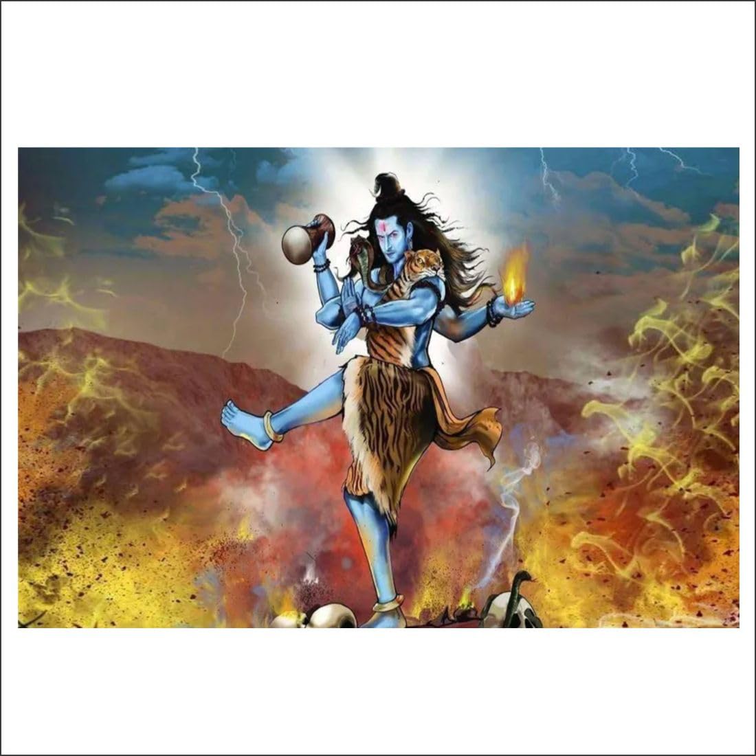 Angry Lord Shiva Tandav Wallpapers Hd