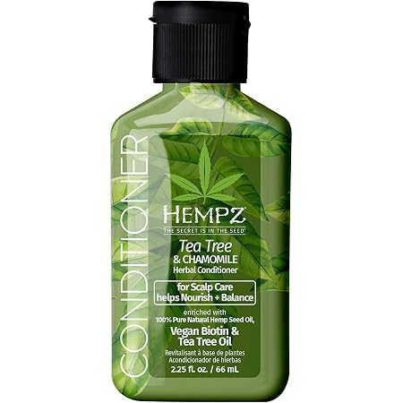 Amazon.com : Hempz Biotin Hair Shampoo - Tea Tree & Chamomile - For ...