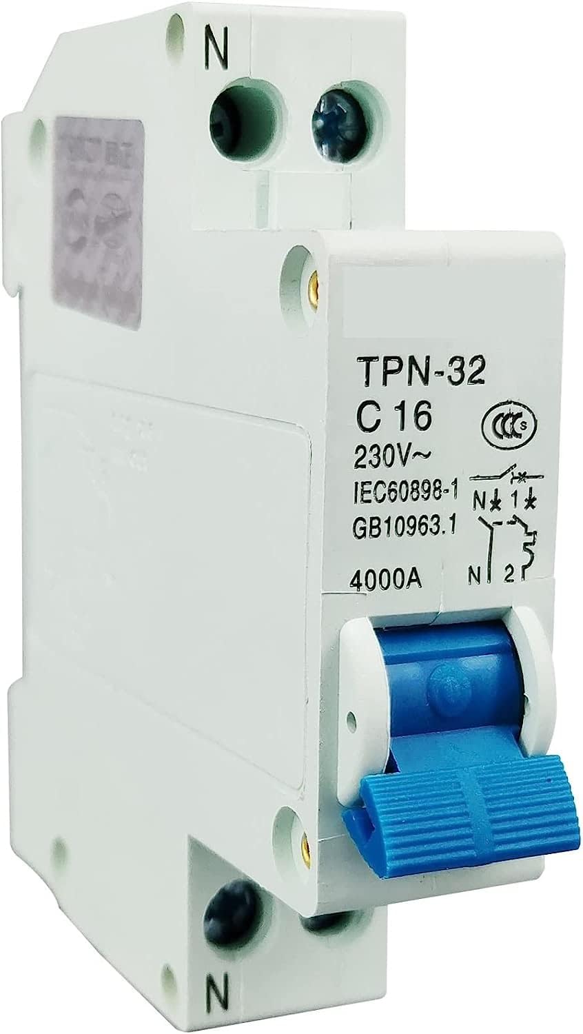 KOAIUS Circuit Breaker Tpn 1p + n Mini Circuit Breaker MCB 10A, 16A ...