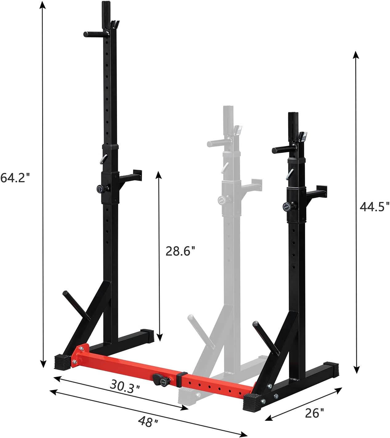 Height Adjustable Barbell Rack - Multi-Function Philippines | Ubuy