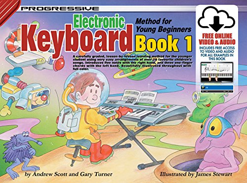 Progressive Keyboard Book 1 - Method For Young Beginners: Amazon.co.uk ...