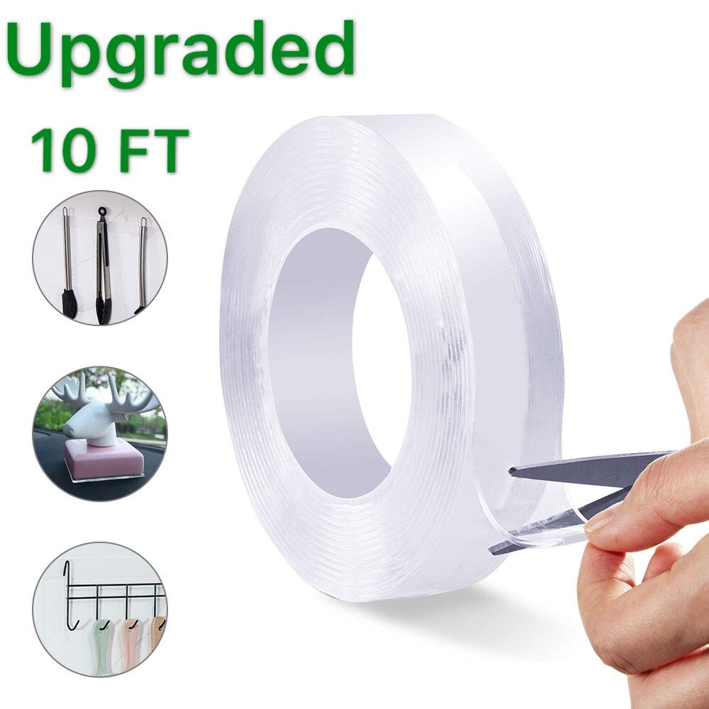 Buy ReLuien 10FT Double Sided Adhesive Grip Tape, Easy to Remove No ...