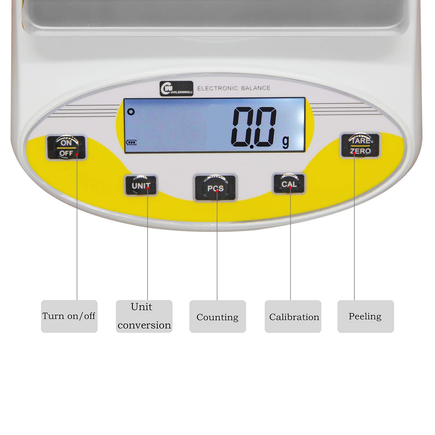 Snapklik.com : CGOLDENWALL Large Range Lab Digital Analytical Balance ...
