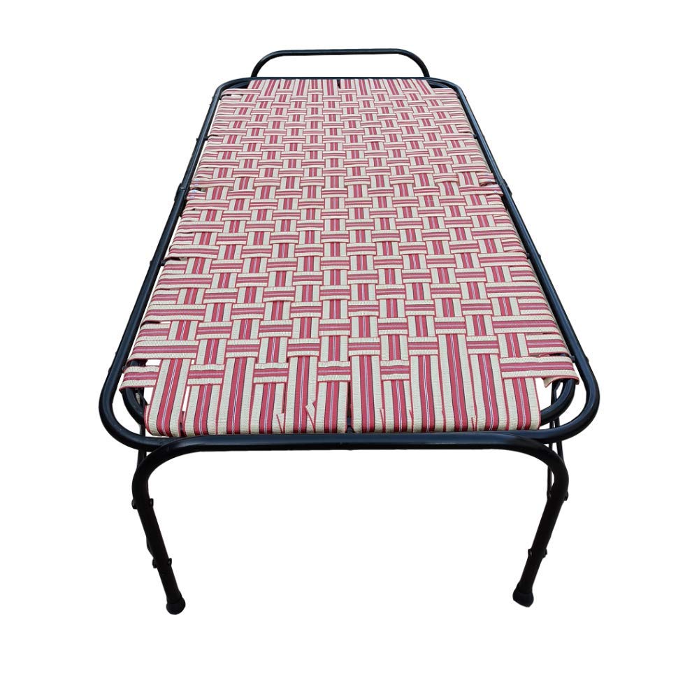 AARAM CHARPAI UDYOG Double Pipe Folding Bed Size 36 X 72 | Folding Bed ...
