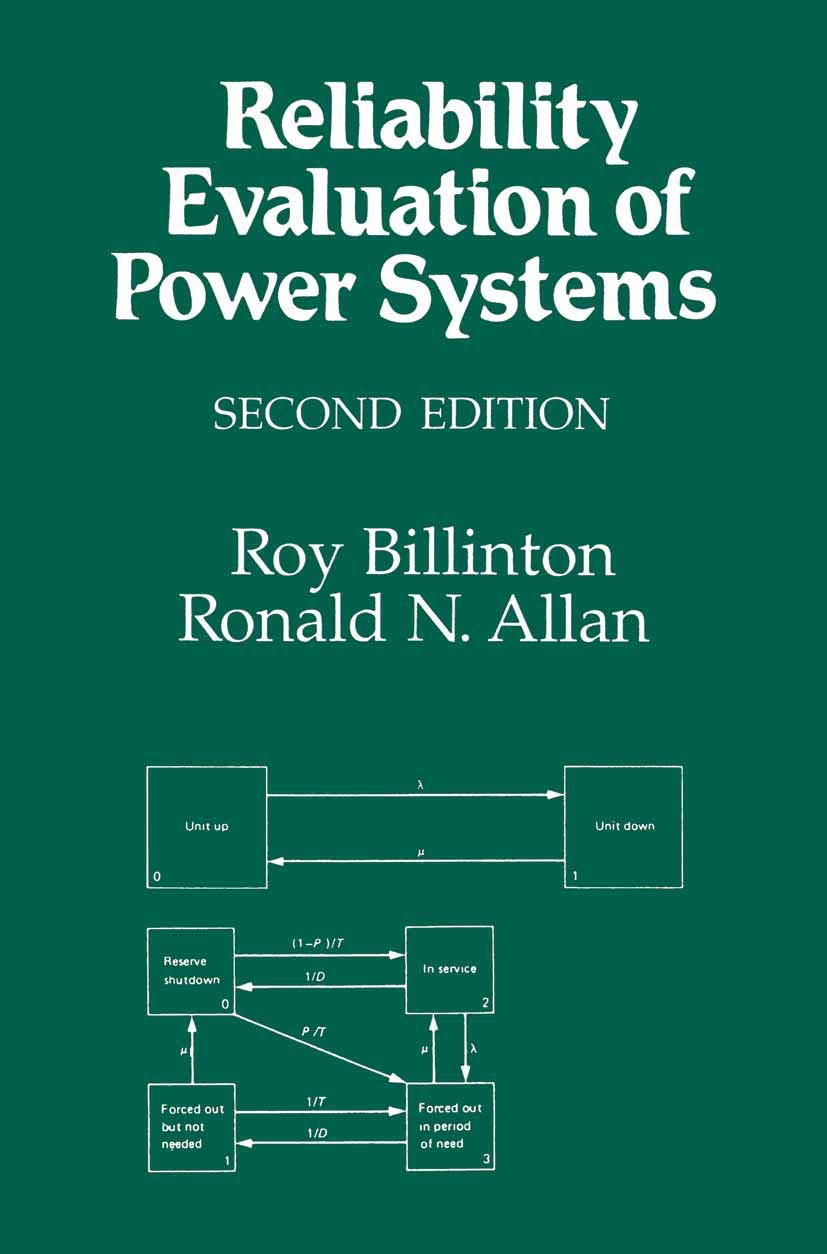Reliability Evaluation of Power Systems: Allan, R.N., Billinton ...