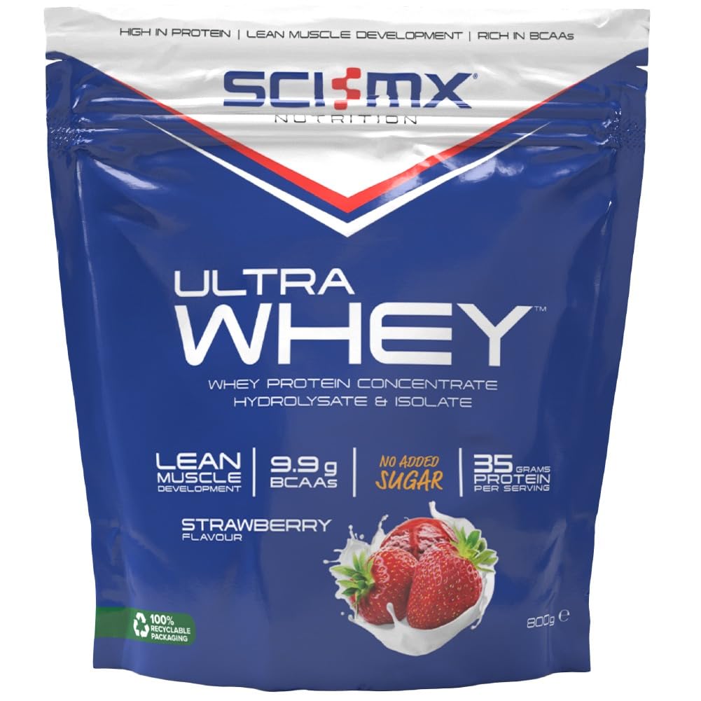 SCI-MX Ultra Whey Protein Muscle Building & Recovery Protein Powder ...