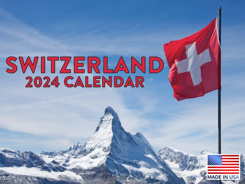 Amazon.com: Switzerland Calendar 2024 Monthly Wall Calender : Office ...