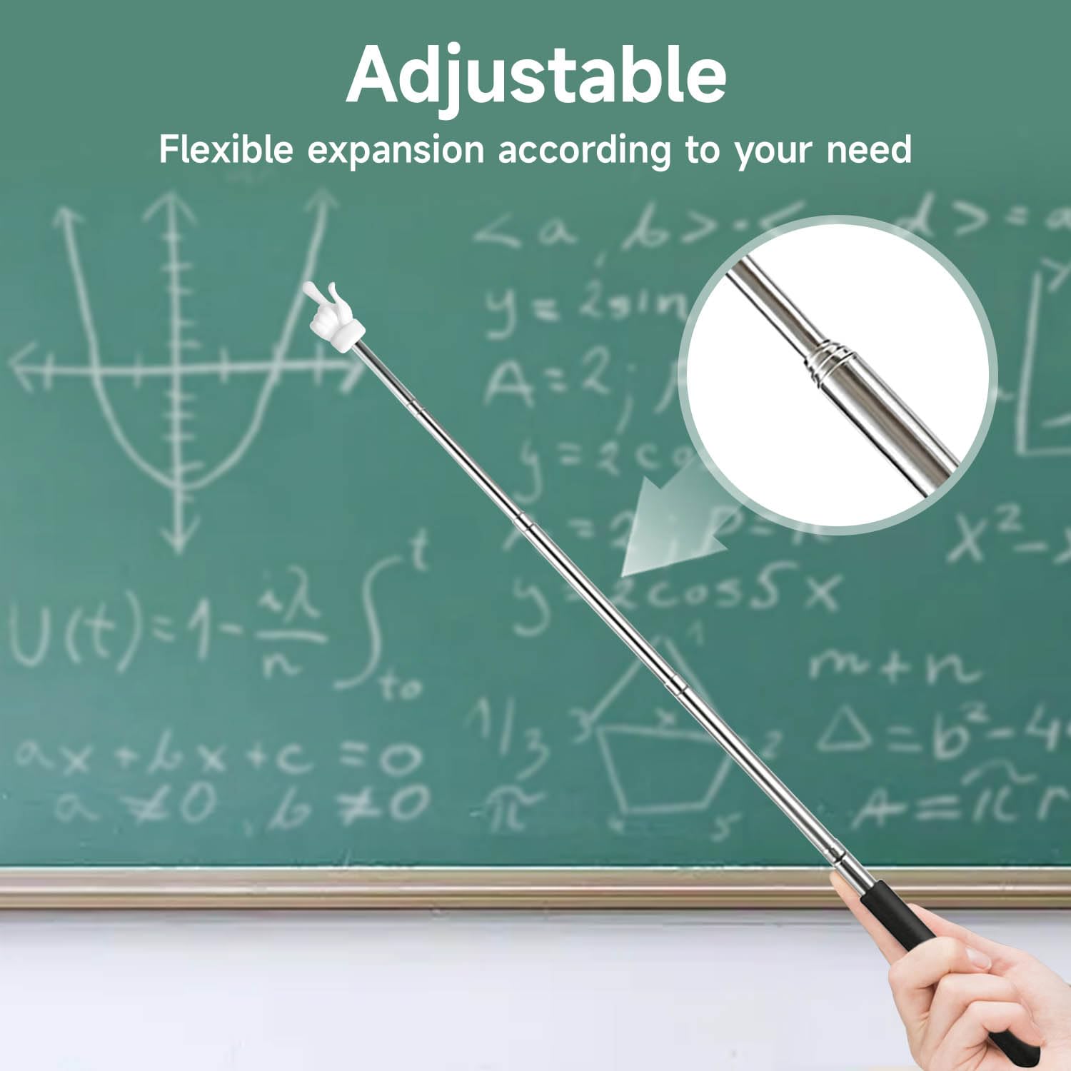 Snapklik.com : VOVIGGOL 2Pcs Telescopic Teachers Pointer, Extendable ...