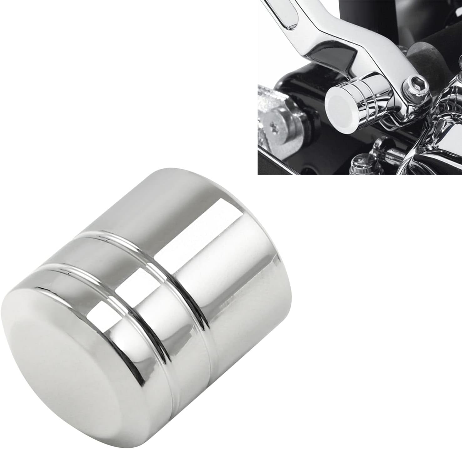 WOWTK Heel/Toe Shifter Shaft Cap Cover for Harley Davidson 1986-2017 FL ...