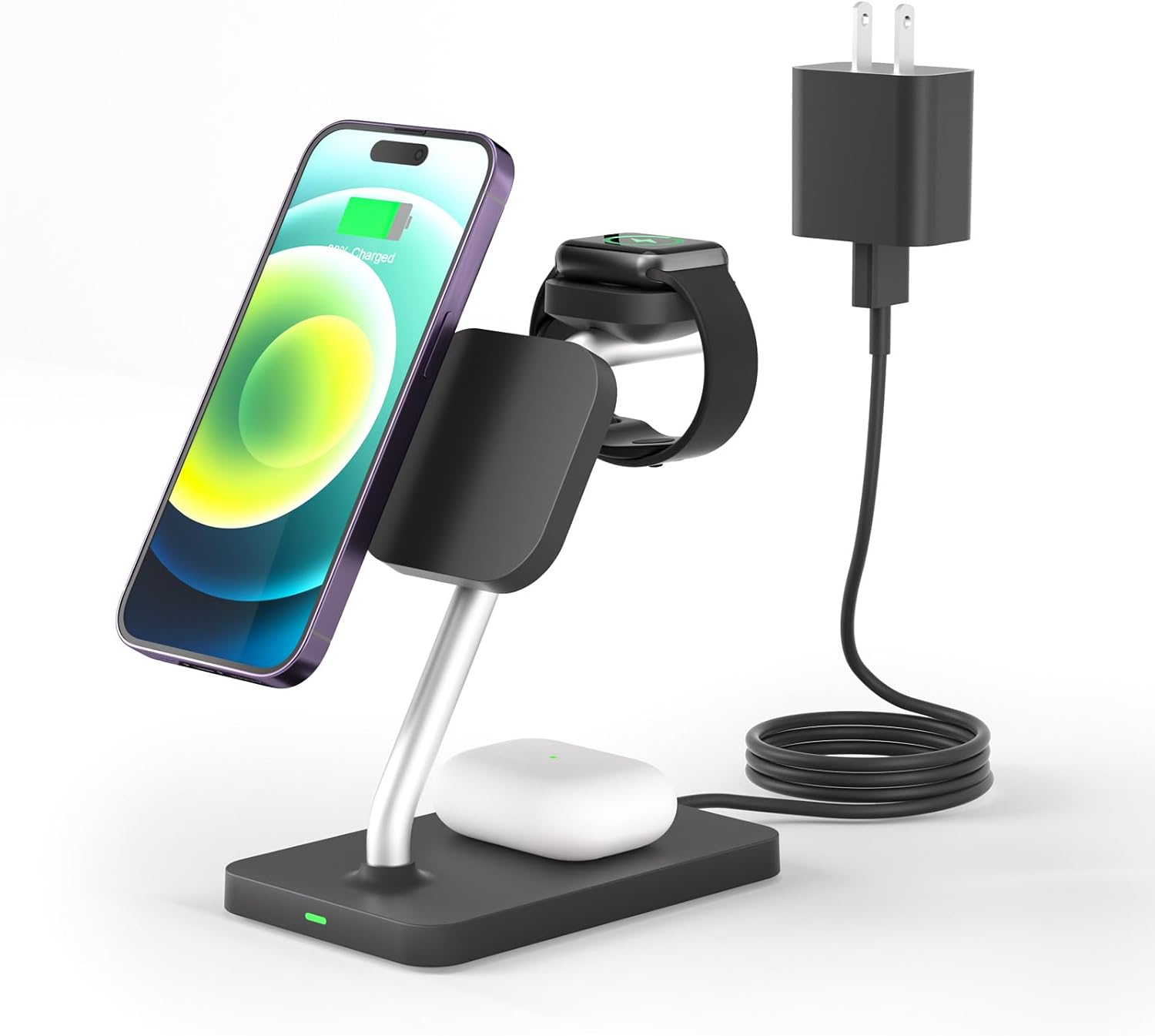 Amazon.com: Wireless Charging Station,3 in 1 Charging Stand for iPhone ...