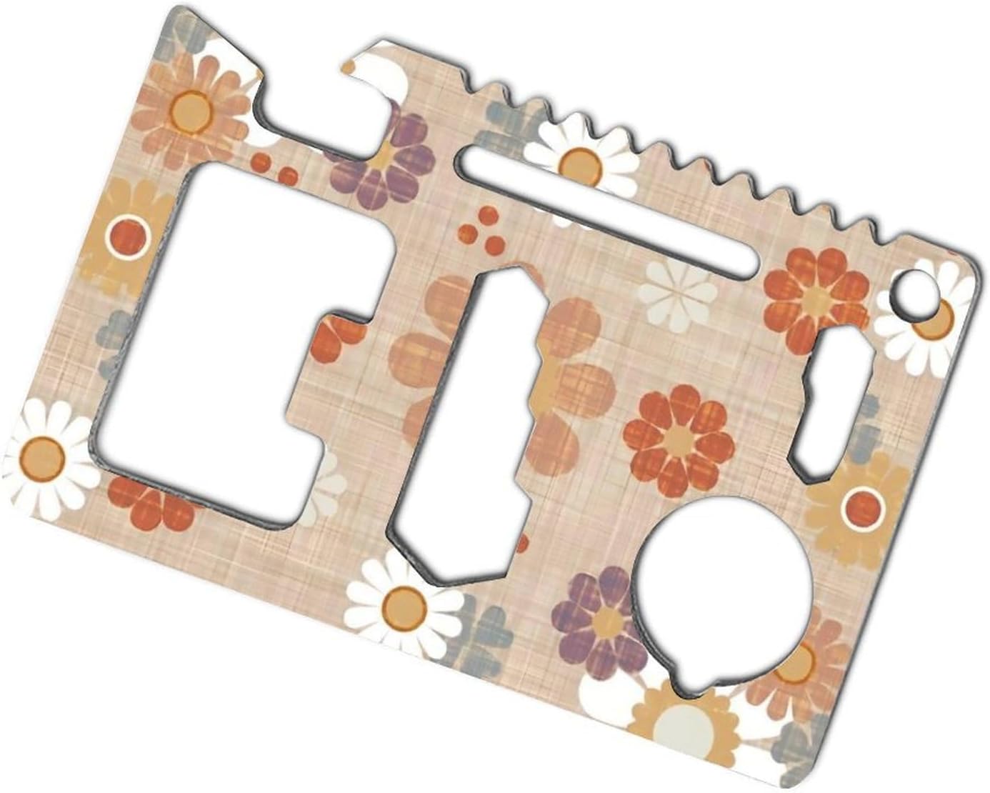 Amazon.co.jp: ツールセット 花柄 多機能サバイバルカード 多目的 ツールカード型 サバイバルツール Multi-function ...