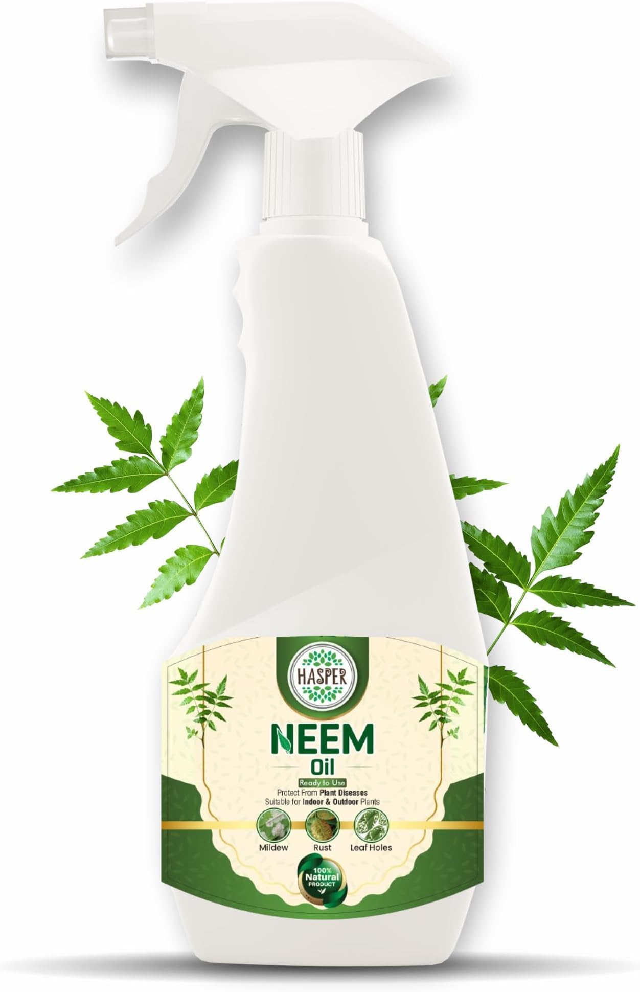 Herbal Strategi Ayurvedic Neem Oil Ready to use Spray for plants - 500 ...