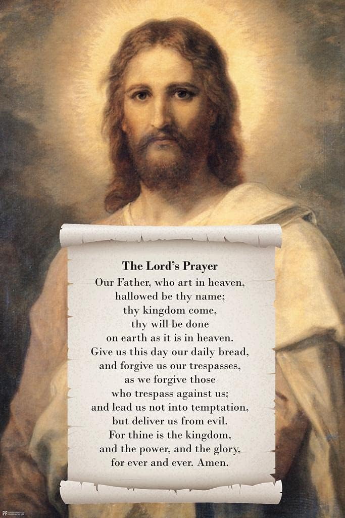 The Lords Prayer Our Father Jesus Portrait Australia | Ubuy
