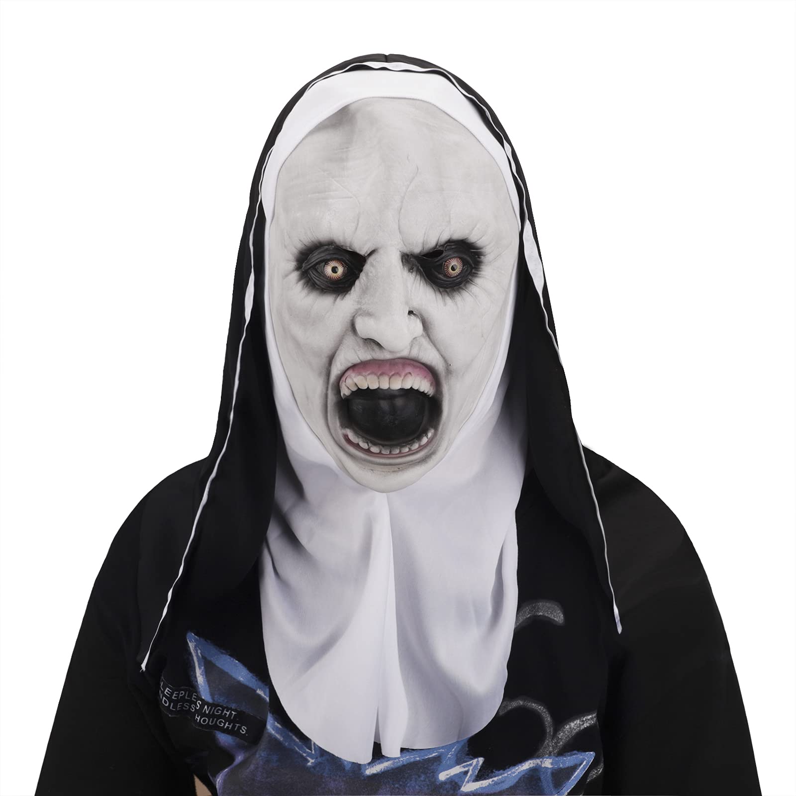 Snapklik.com : Nun Scary Latex Halloween Party Town Cosplay Costume ...