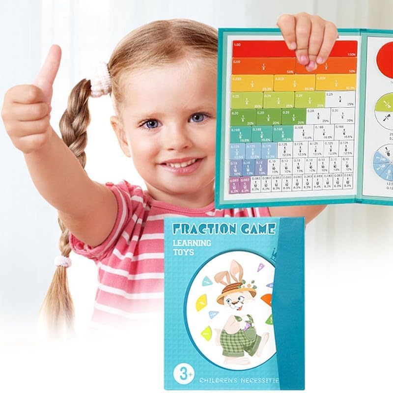 Magnetic Fraction Educational Puzzle, Magnetic Fraction Tiles ...
