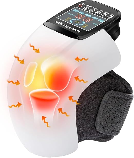 Amazon.com: 4-in-1 Knee Massager – Deep Heat, Red Light, Vibration & 3D ...