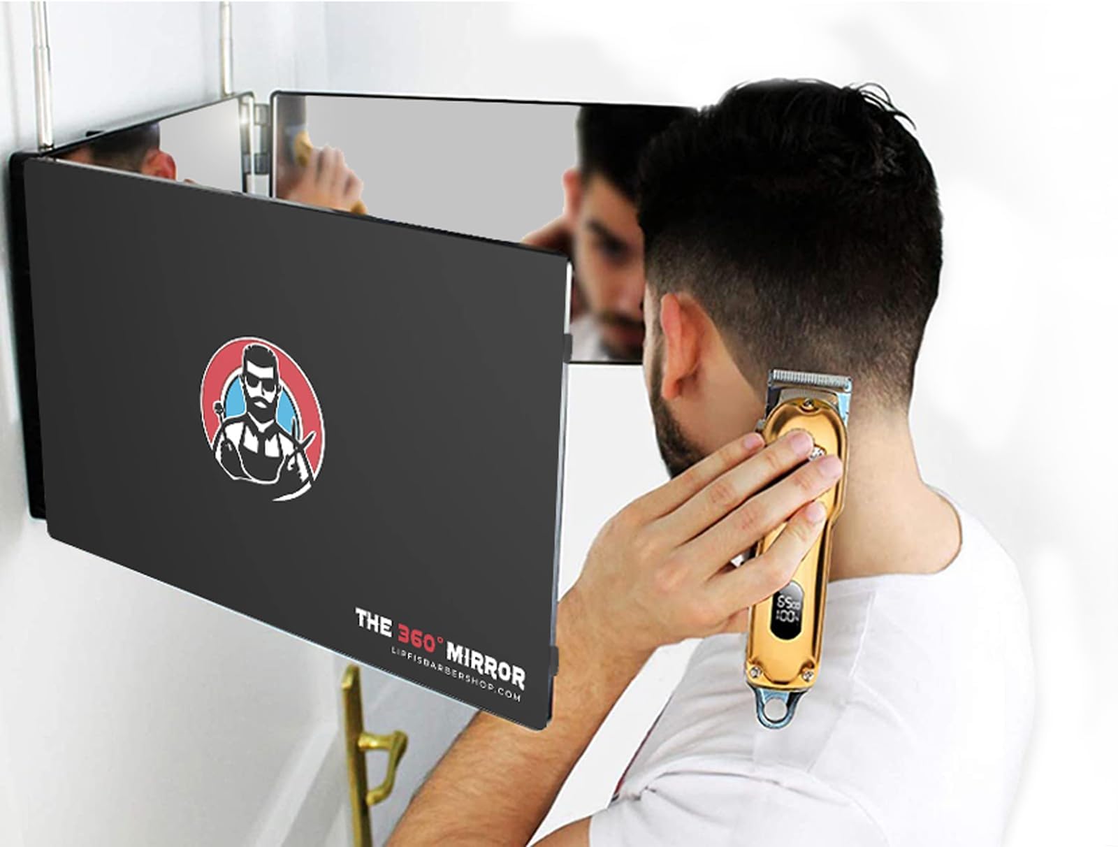 Amazon.com: Floxee Portable Tri-Fold Mirror Home/Travel (White) 3 Way ...