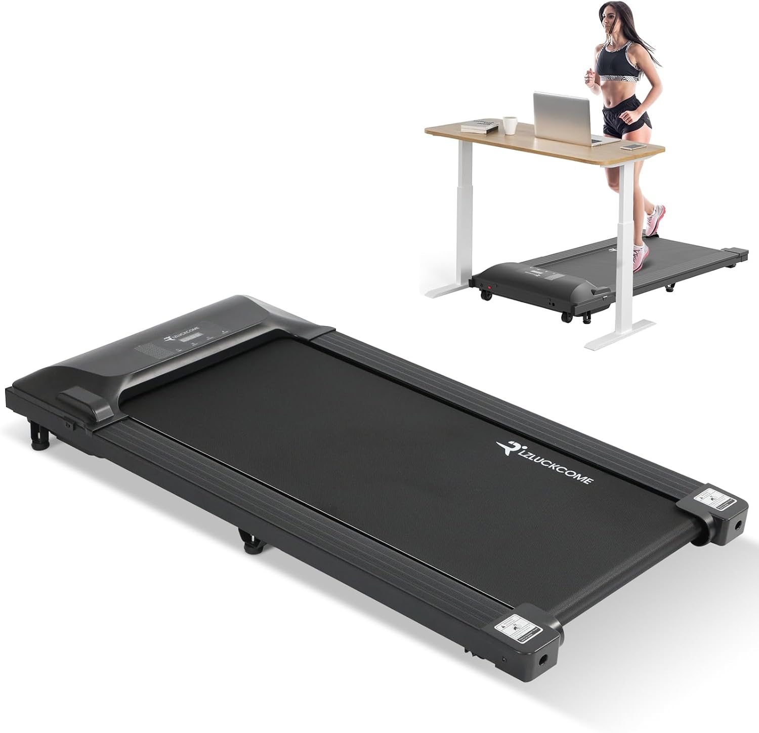Amazon.com : LZLUCKCOME Walking Pad, Under Desk Treadmill 300 LBS ...