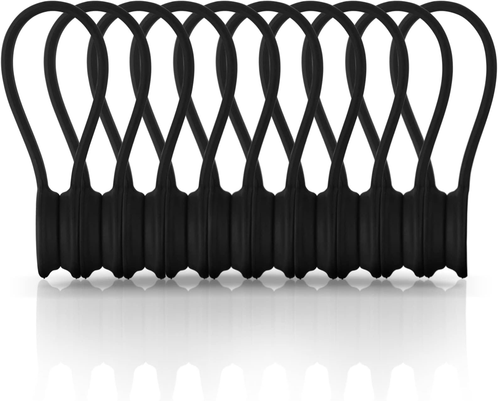 Amazon.com: Silicone Magnetic Cable Ties, Magnetic Cord Organizer ...