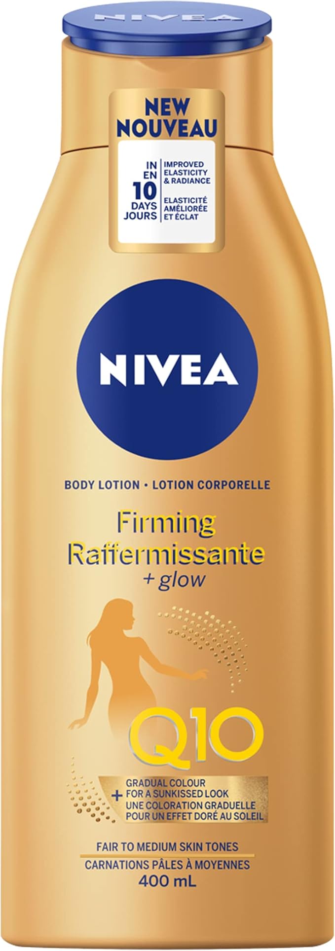 NIVEA Q10 Firming + Glow Body Lotion | Firmer-Feeling Skin | Gradual ...