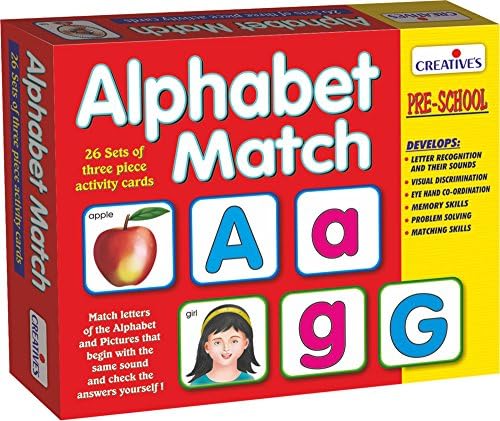 Buy Creative's Alphabet Match | Pre-School Series | Alphabet Matching ...