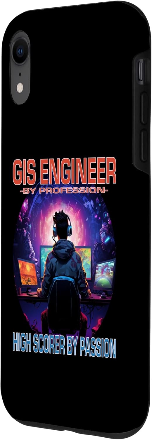 iPhone XR GIS Engineer Funny Gamer – Fun Pun Gaming Case – Yaxa Guatemala