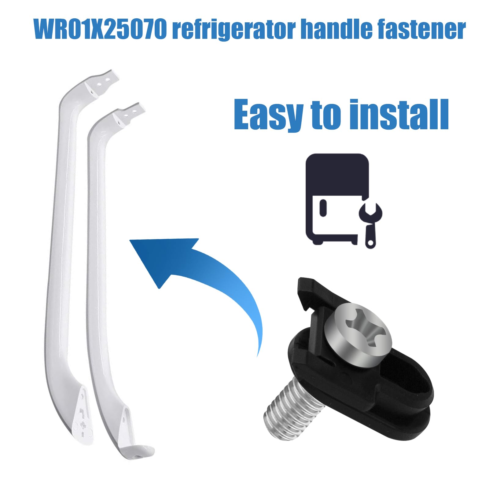 Snapklik.com : WR01X39781 Refrigerator Door Handle Fastener For GE ...