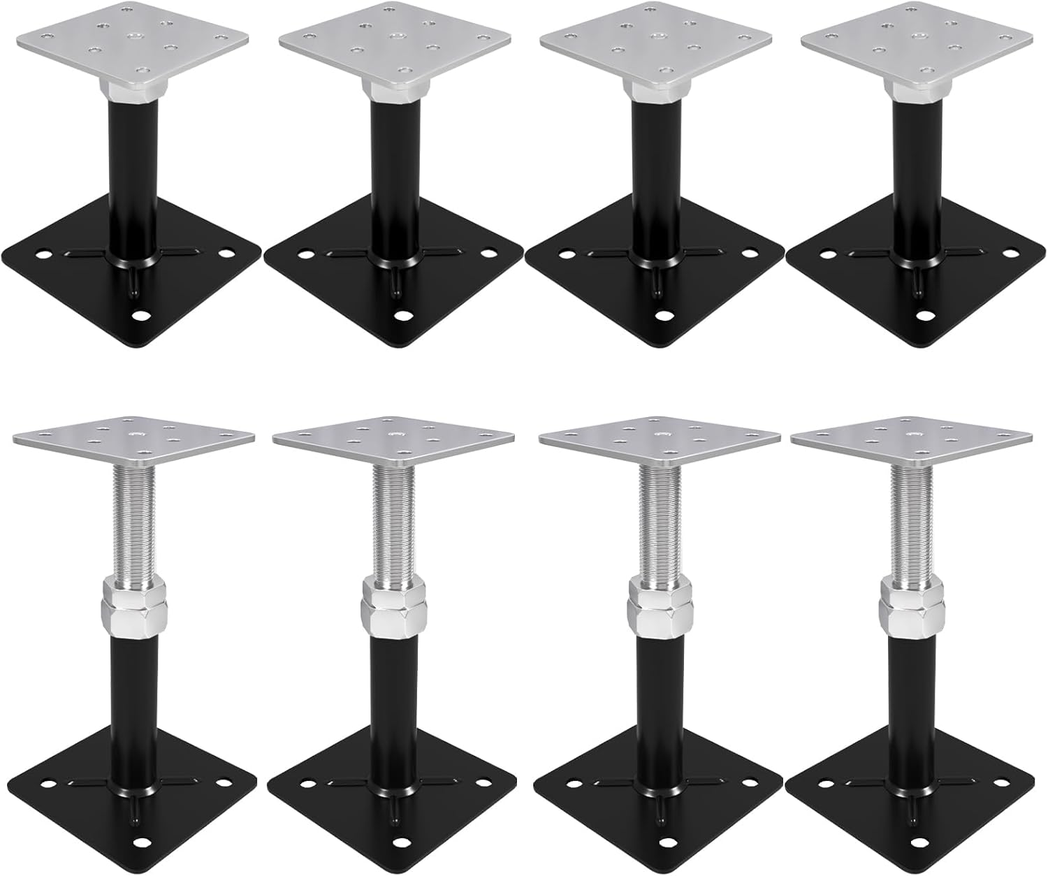 Amazon.com: Noliven 8 Pcs House Floor Jacks, 5" to 8" Adjustable Height ...