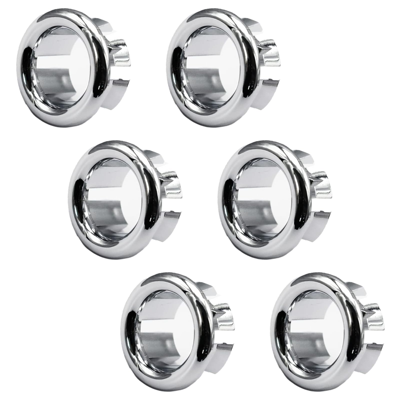 Snapklik.com : 6 Pack Overflow Drain Cover, Sink Overflow Ring, Kitchen ...