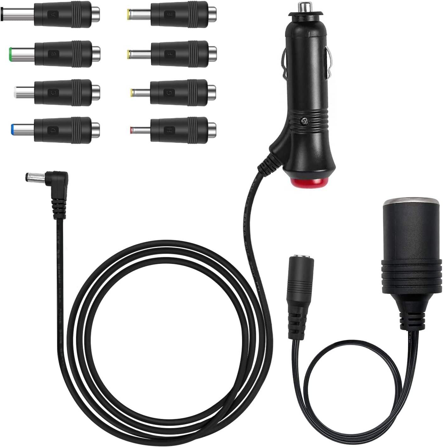 Chargeur Connecteur Allume-Cigare DC 12V, Câble d'alimentation ...