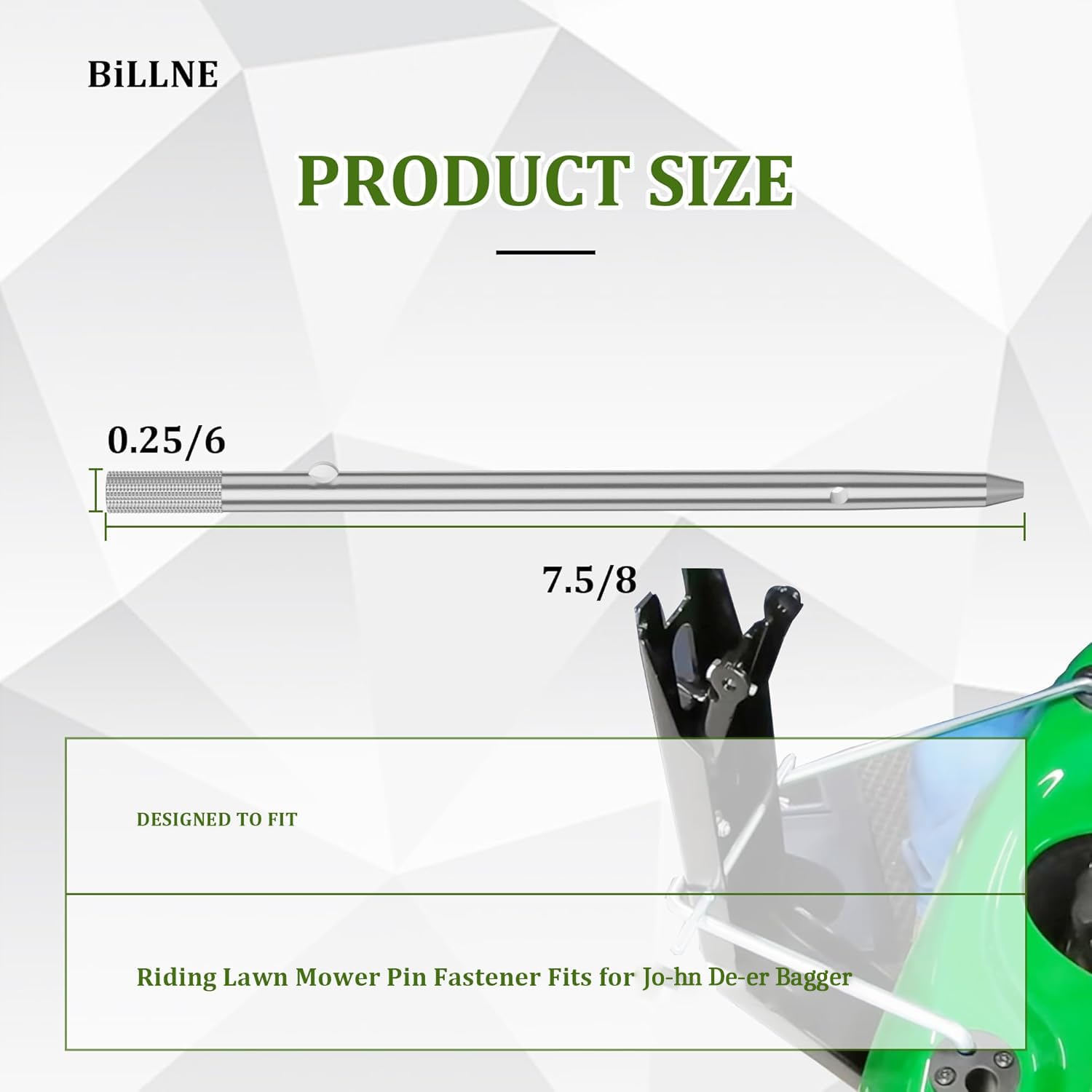 Snapklik.com : GX20492 Lawn Mower Pin Fastener For Jo-hn Dee-re Bagger ...