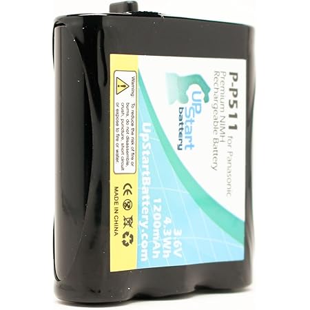 Amazon.com: Replacement for Panasonic P-P511 Battery - Compatible with ...