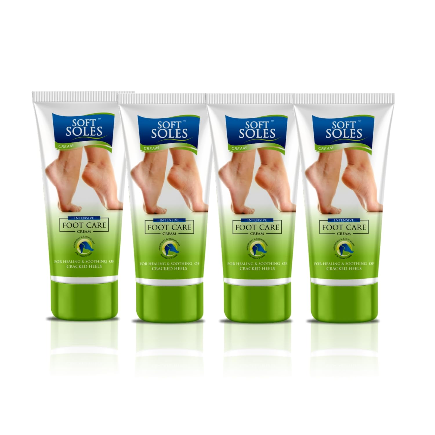 LEEFORD Softsoles Foot Cream For Cracked Heel & Rough(30 Gm-Pack Of 4 ...