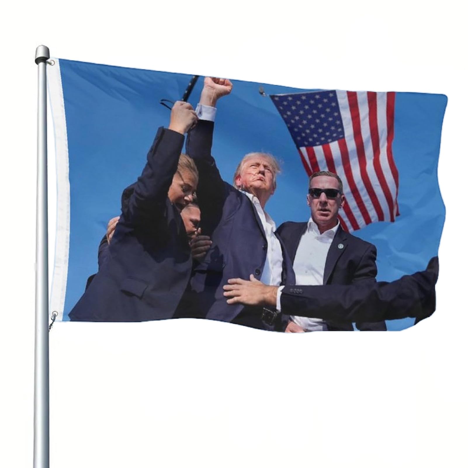 Amazon.com: Patriotic Tru-mp-Flag 2024 3x5 Ft Single Sided Banners for ...