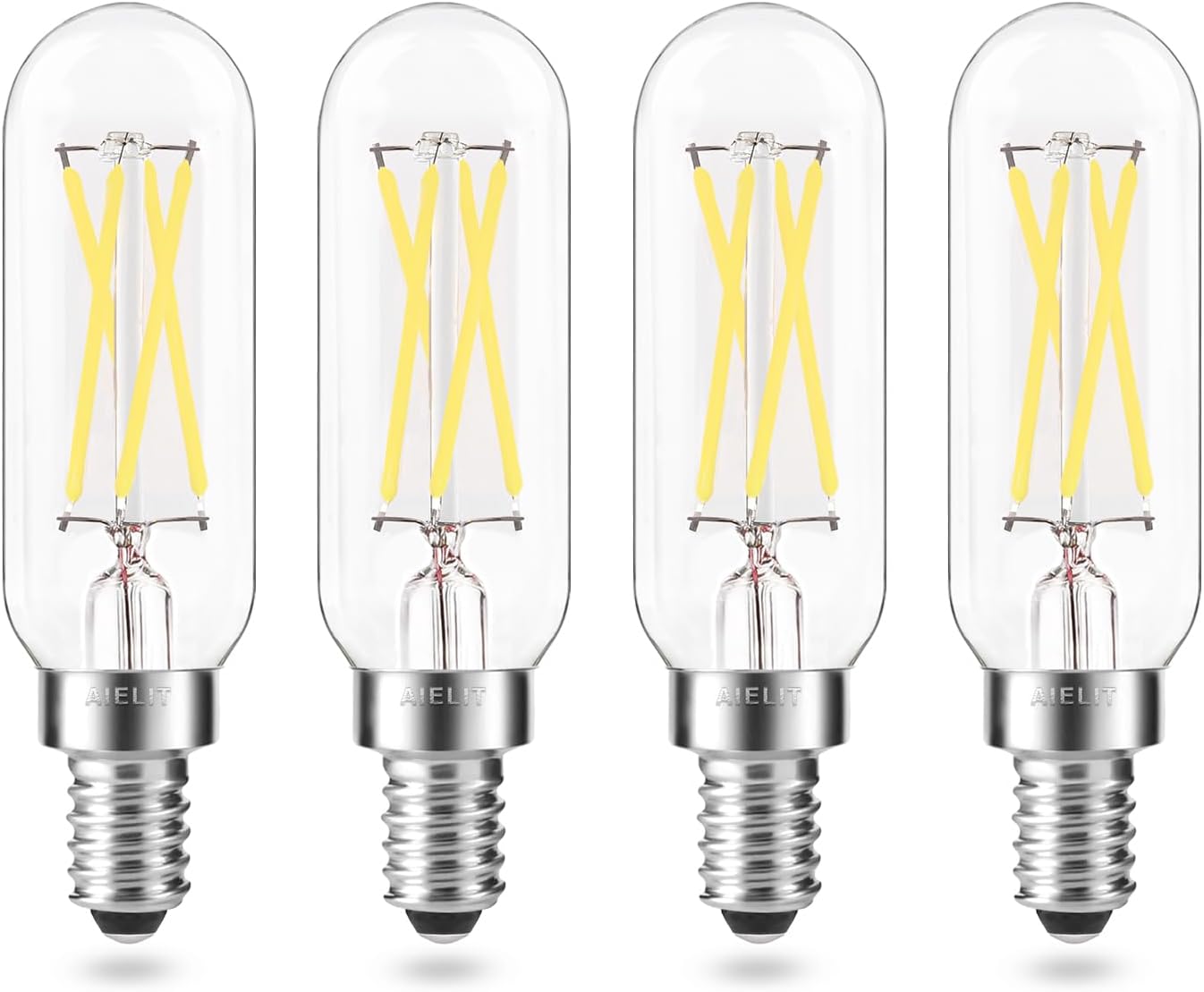 AIELIT T8/T6/T25 E12 LED Light Bulbs 40-Watt Equivalent, Natural White ...